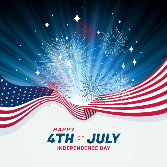 happy 4th of july Template | PosterMyWall