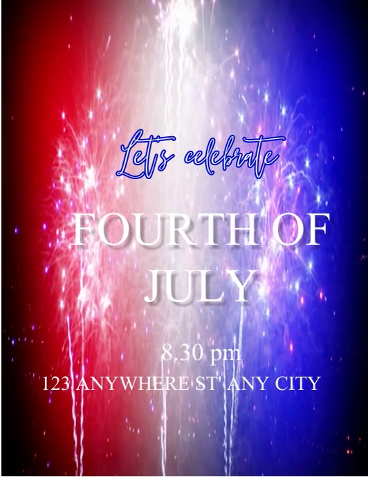 Happy 4th of july Template | PosterMyWall