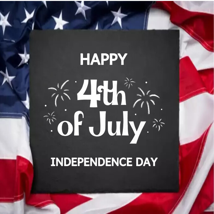 Happy 4th Of July Instagram Post Template | PosterMyWall