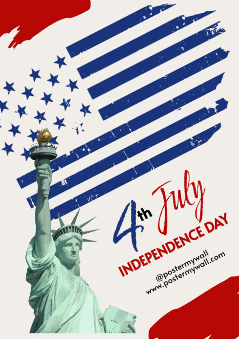 Modèle Happy 4th of July Poster | PosterMyWall