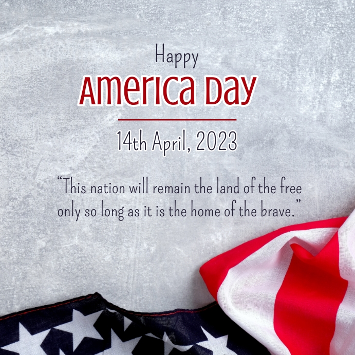Copy of happy america day,pan america day post | PosterMyWall