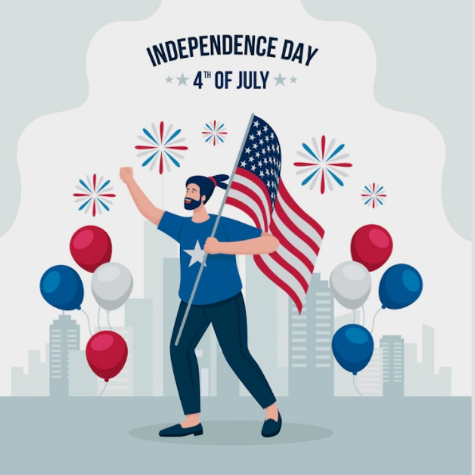 Happy America Independence Template | PosterMyWall