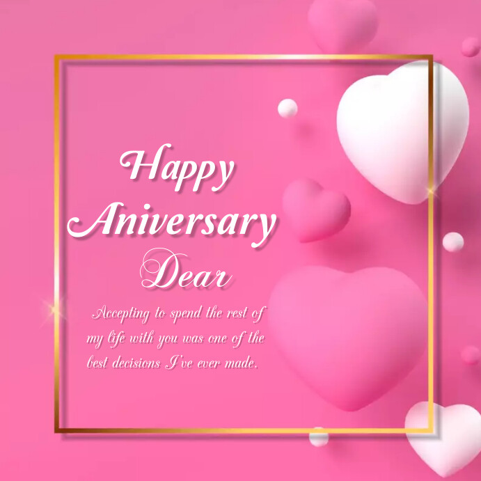Happy Aniversary Template | PosterMyWall