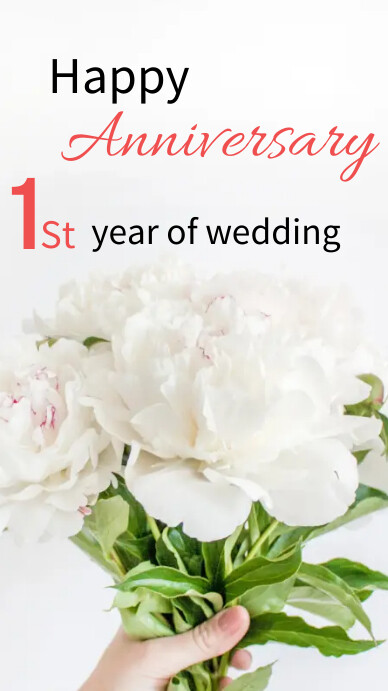 Happy Anniversary (Your Story) Template | PosterMyWall