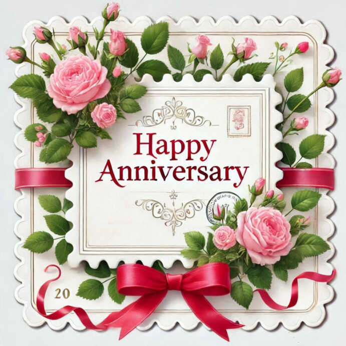 Happy Anniversary Card Design Template | PosterMyWall