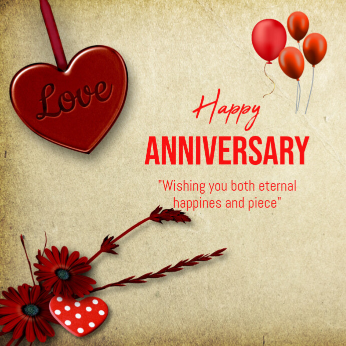 happy anniversary Template | PosterMyWall