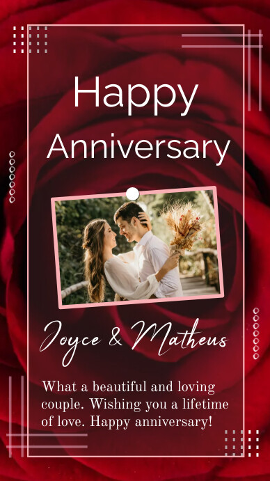 Plantilla de happy anniversary design template | PosterMyWall