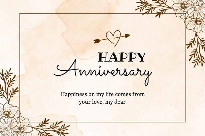 Happy Anniversary Template | PosterMyWall