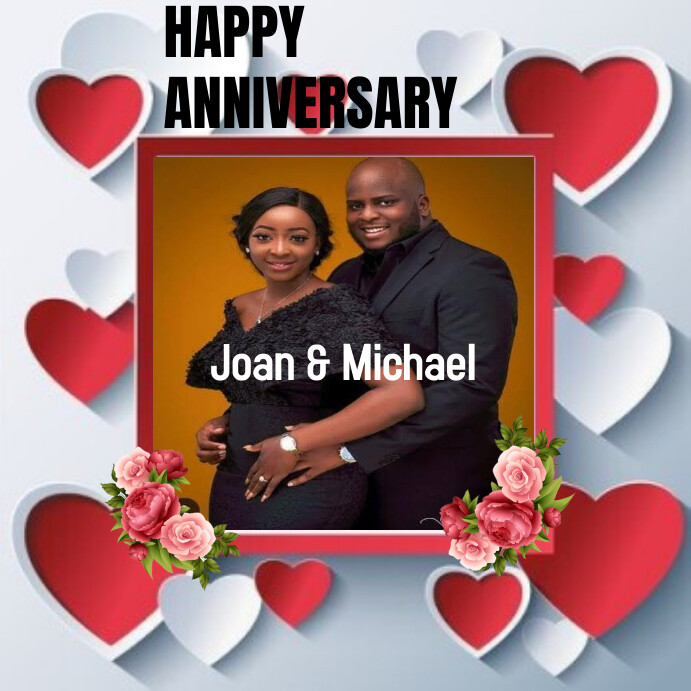 Happy anniversary Template | PosterMyWall