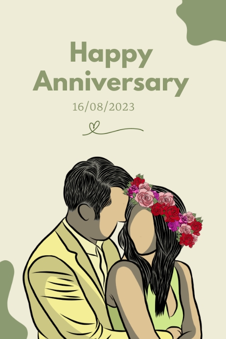 happy anniversary Template | PosterMyWall
