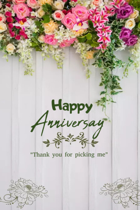Happy anniversary Template | PosterMyWall