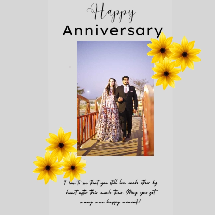 Happy anniversary Template | PosterMyWall