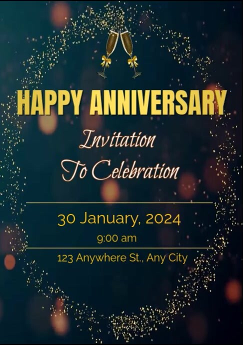 Happy Anniversary Template | PosterMyWall