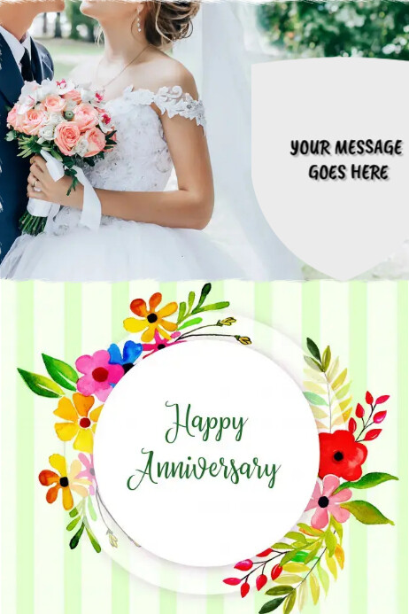 HAPPY ANNIVERSARY Template | PosterMyWall