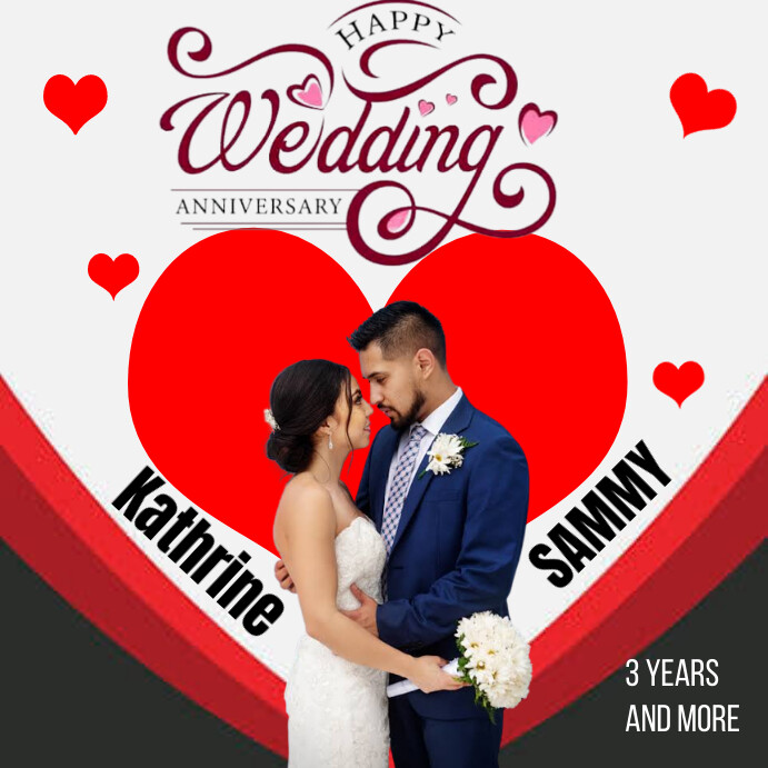 Happy anniversary Template | PosterMyWall