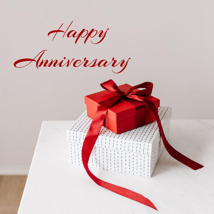 Happy anniversary Instagram post Template | PosterMyWall