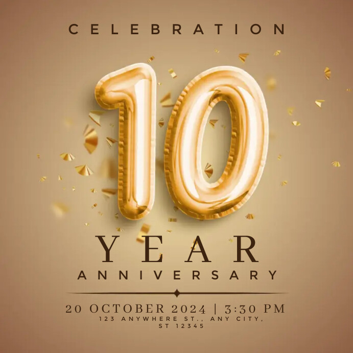 Happy Anniversary Instagram Post Template | PosterMyWall