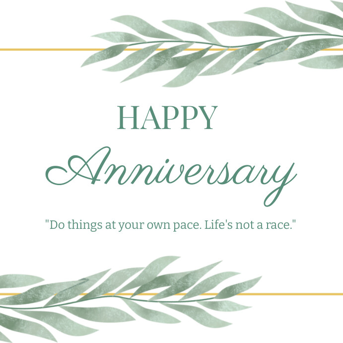 Happy anniversary online greeting card Template | PosterMyWall