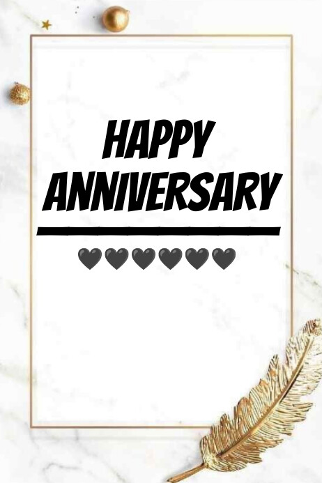 Happy anniversary poster Template | PosterMyWall