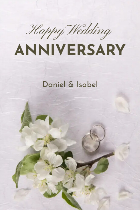 Happy Anniversary Poster Template | PosterMyWall
