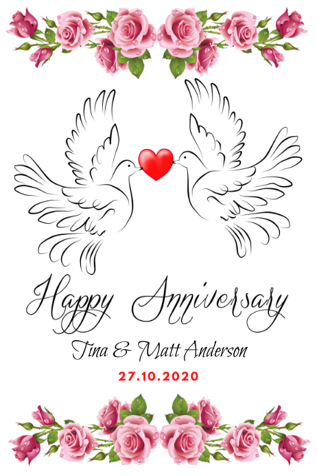 Copy Of Happy Anniversary Poster PosterMyWall Copy Of Happy Anniversary Poster PosterMyWall