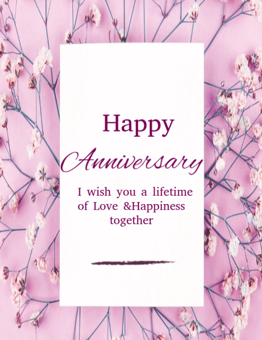 Happy Anniversary template 2025 | PosterMyWall
