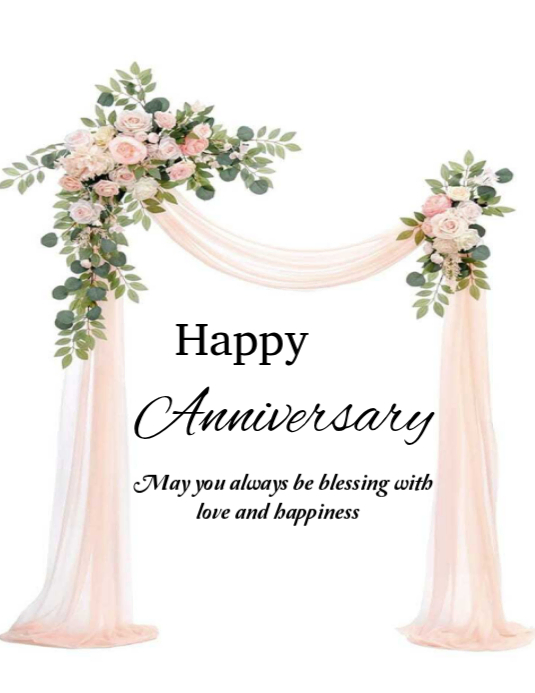 Happy Anniversary template 2026 | PosterMyWall