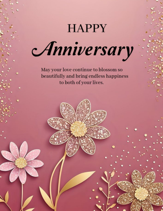 Happy anniversary template 2026 | PosterMyWall