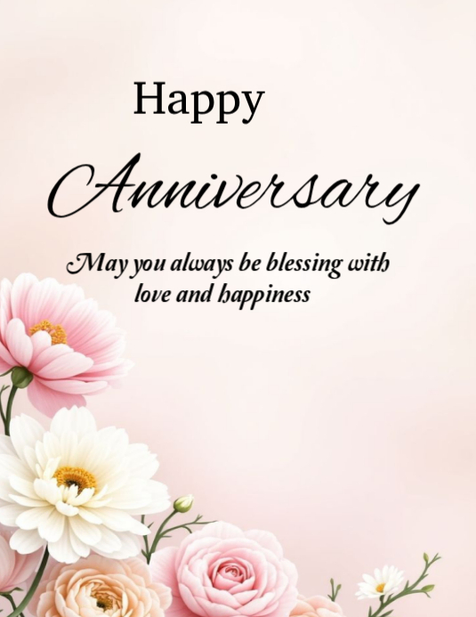 Happy Anniversary template 2026 | PosterMyWall