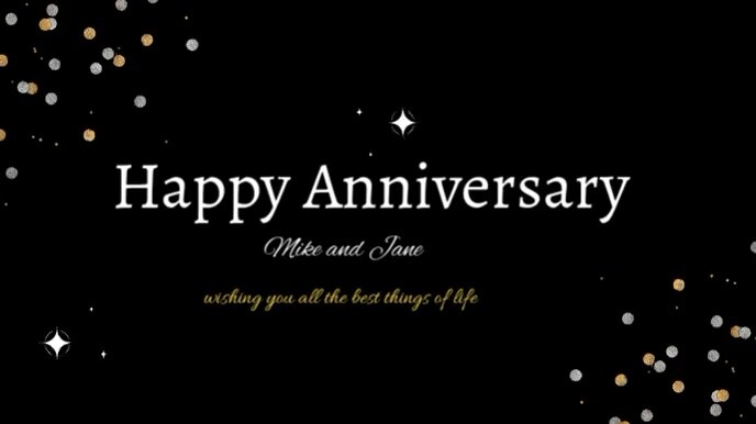 Happy anniversary video Template | PosterMyWall