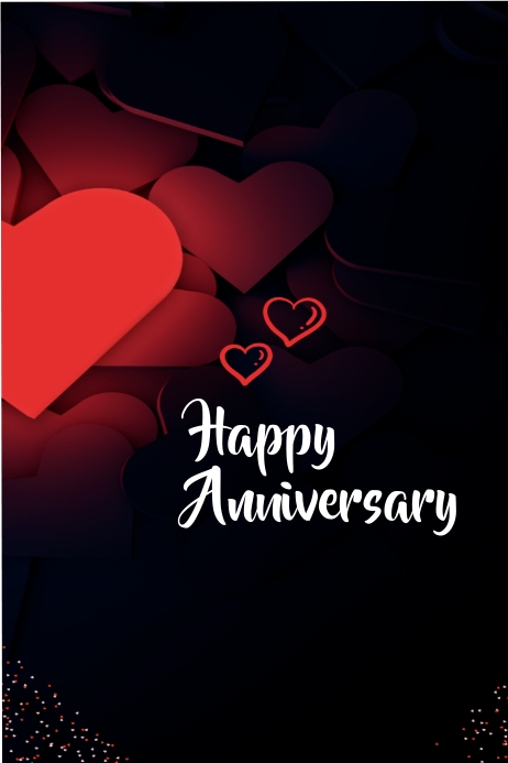 Happy Anniversary. Poster Template | PosterMyWall