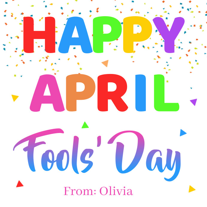 Happy April Fools' Day tag Template | PosterMyWall