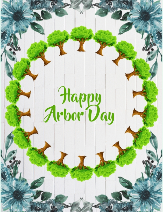 happy Arbor day Template | PosterMyWall