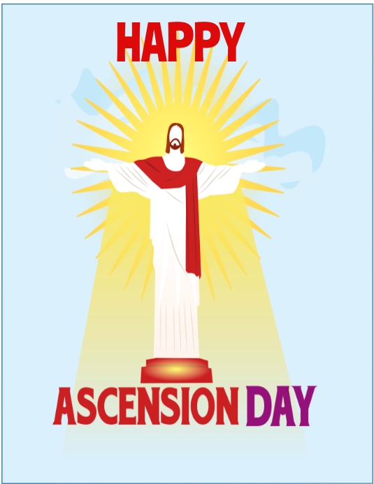 Happy Ascension Day Template | PosterMyWall