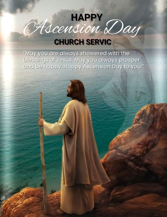 happy ascension day Template | PosterMyWall