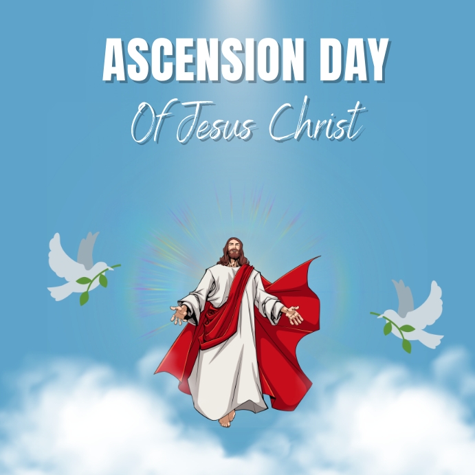 Copy of Happy Ascension Day Greeting Template | PosterMyWall