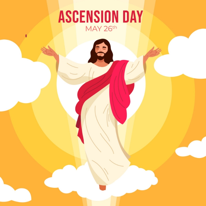 Happy ascension day poster design template | PosterMyWall