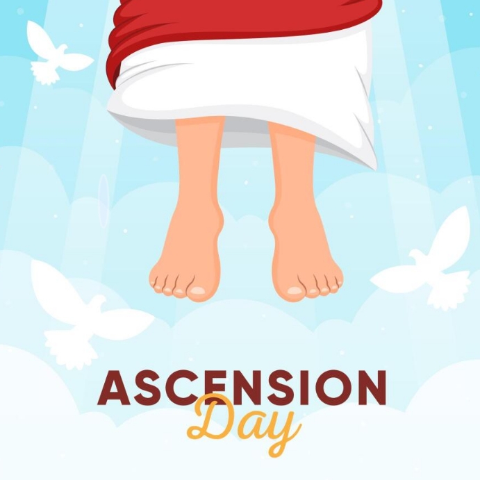 Copy of Happy ascension day poster design template | PosterMyWall