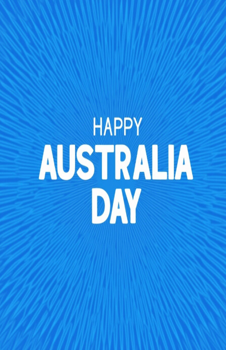 Happy Australia Day Abstract Background Template | PosterMyWall