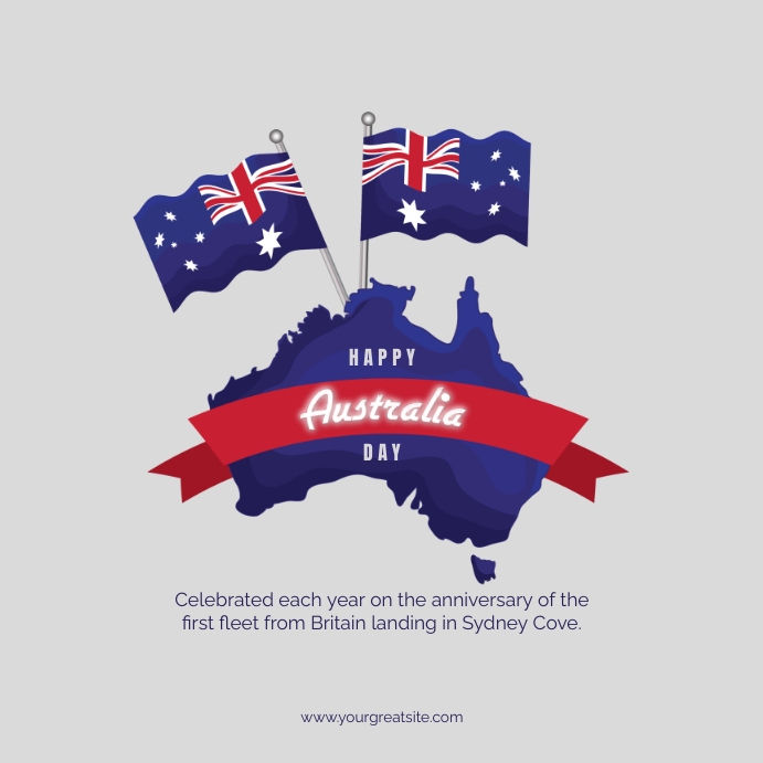 Happy Australia Day Template | PosterMyWall
