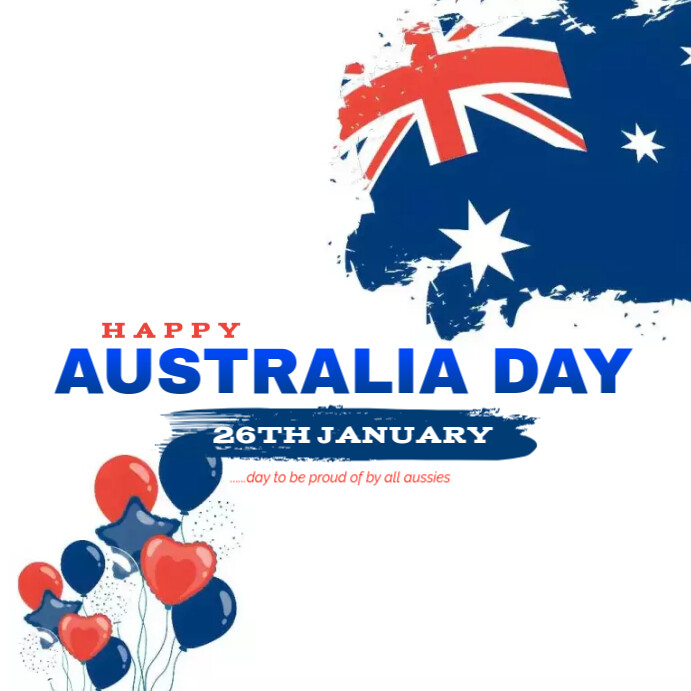 Happy AUSTRALIA Day Template | PosterMyWall