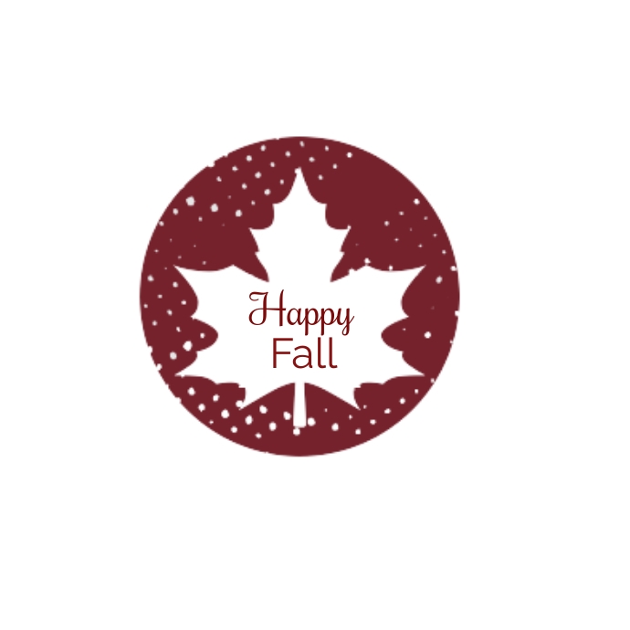 Happy autumn / fall branding Template | PosterMyWall