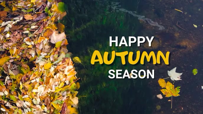 Happy Autumn Season Template | PosterMyWall