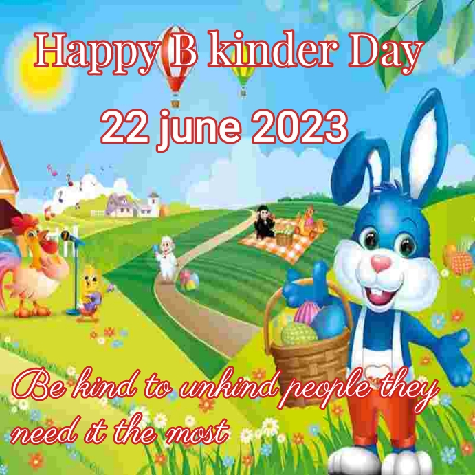 Happy b kinder day instagram post Template | PosterMyWall