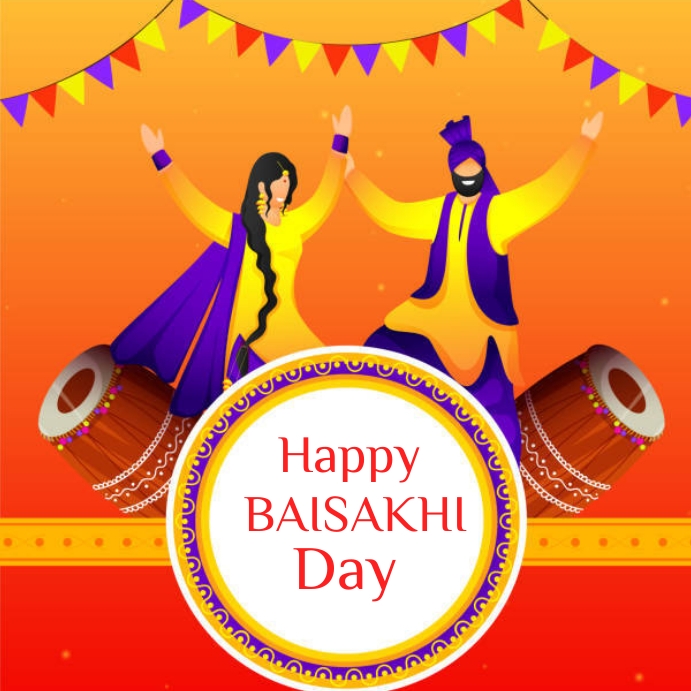 Happy baisakhi day Template | PosterMyWall