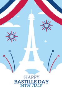 BASTILLE DAY Template | PosterMyWall