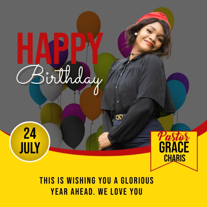 Happy bday Template | PosterMyWall