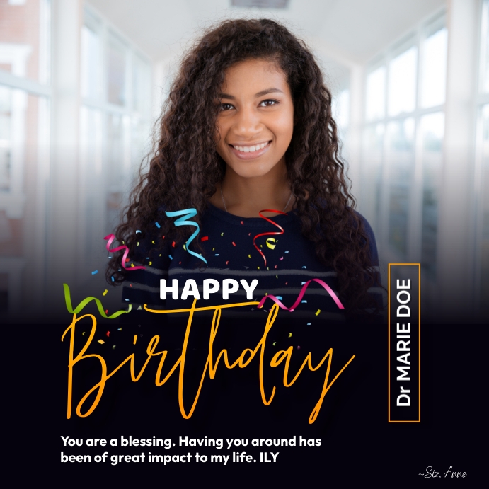 Happy bday Template | PosterMyWall