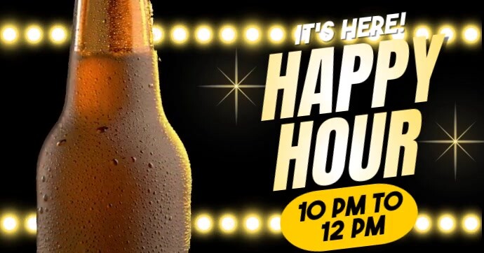 Happy Beer Hours Template | PosterMyWall