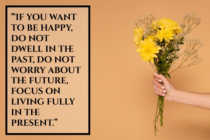 happy being quotes template | PosterMyWall